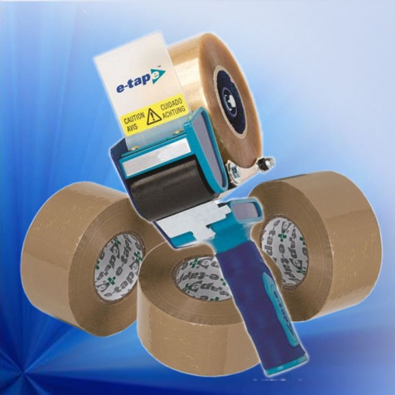 50mmx150m - Clear E-Tape Plus – Sapphire Packaging